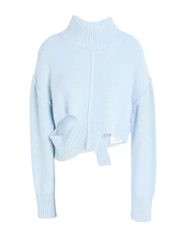 MAISON MARGIELA Solid Color Medium-weight Knitted Turtleneck Sweater