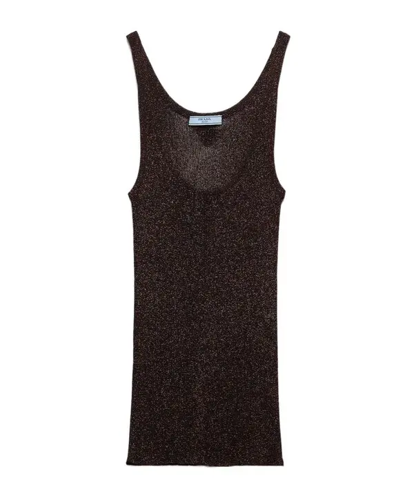 Prada Lamé Tank Top