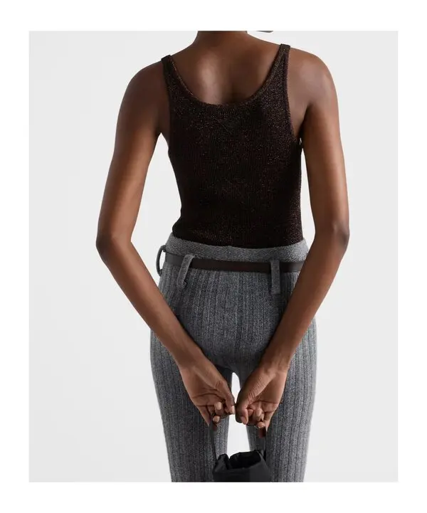 Prada Lamé Tank Top