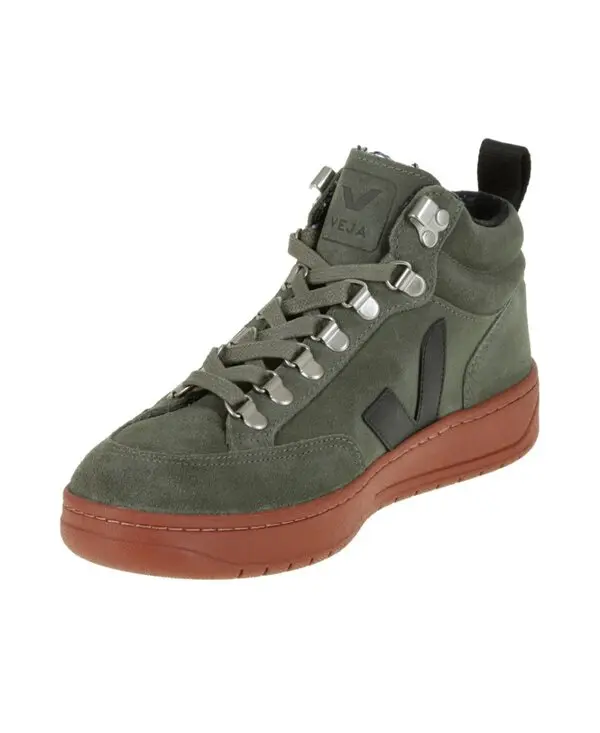 VEJA Roraima Suede High-top Lace-up Sneakers - Black