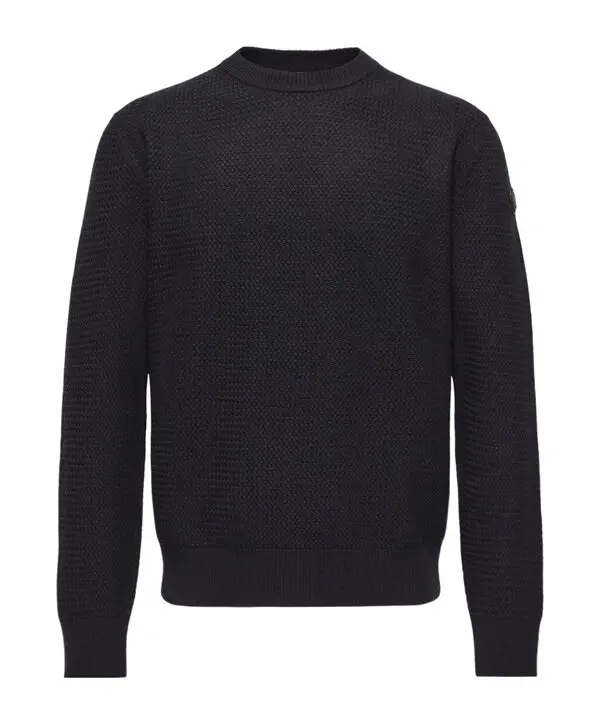 Moncler Textured Cashmere Wool Sweater
