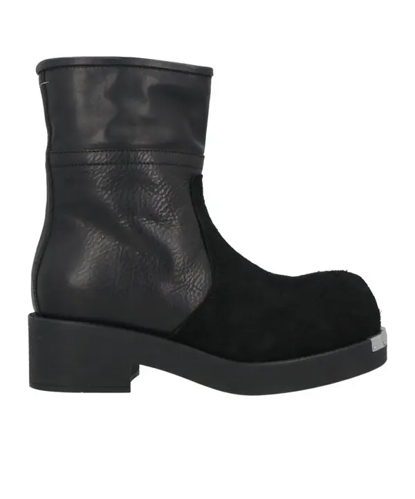 MAISON MARGIELA Genuine Leather Suede Ankle Boots