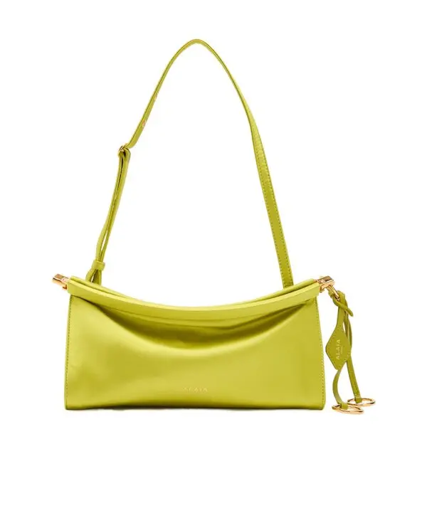 Alaïa Satin Shoulder Bag - Yellow