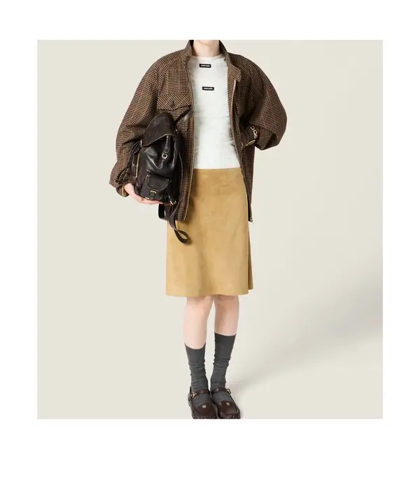 Miu Miu Zipper Skirt