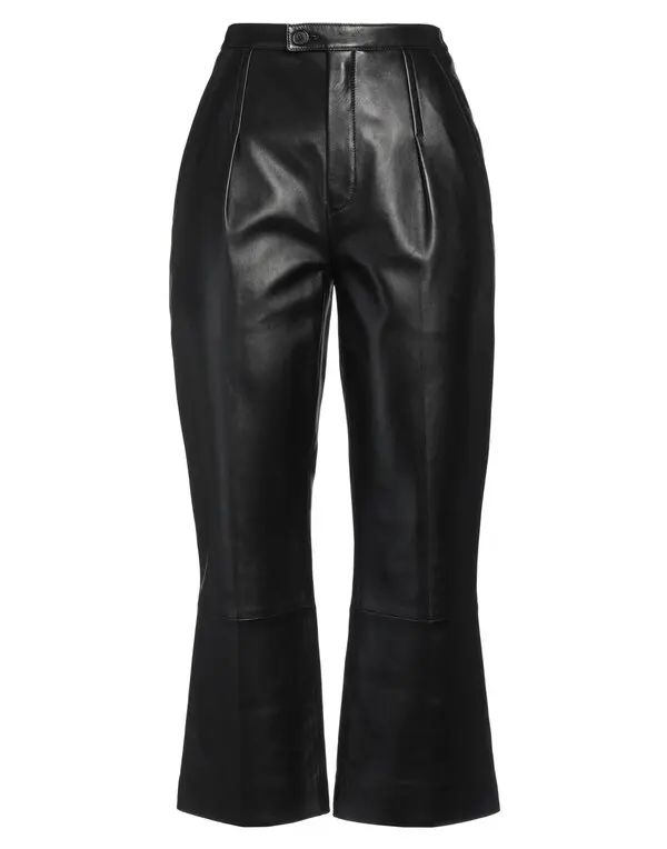Saint Laurent High-waisted Leather Pants