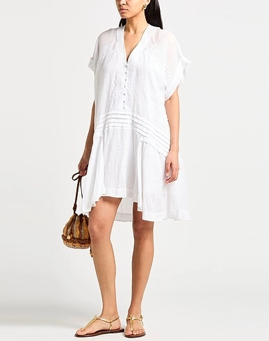 Rag & Bone Solid-color Short-sleeved Dress