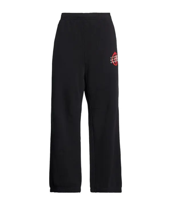MAISON MARGIELA Solid Color Printed Casual Pants