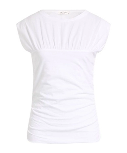Rag & Bone Sleeveless Gathered Jersey Top