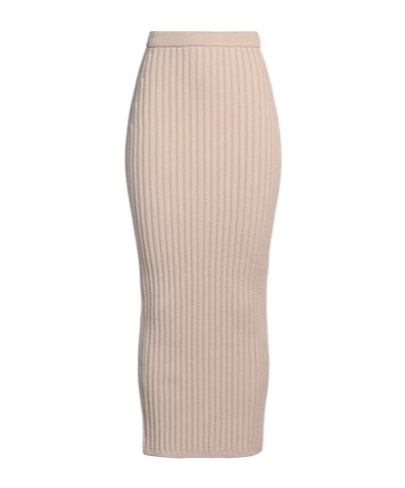Max Mara Ribbed Knit Maxi Skirt