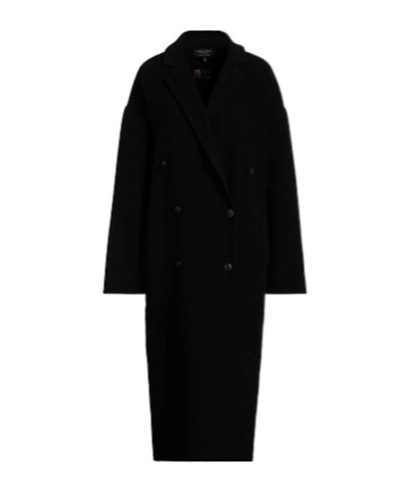 Rag & Bone Simple Double-breasted Overcoat - Black