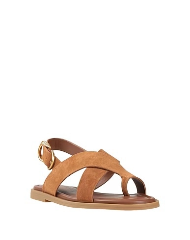 Rag & Bone Suede Toe Strap Flat Sandals