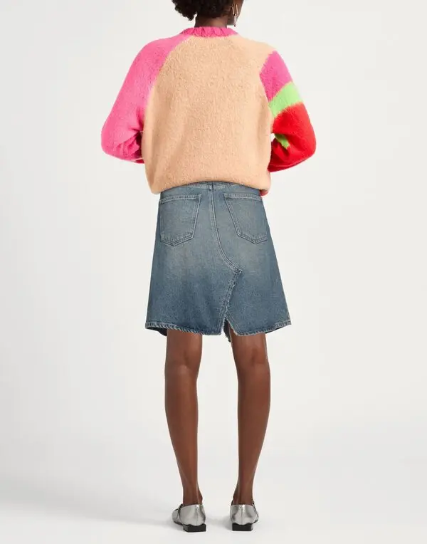 MAISON MARGIELA Dark Wash Flared Skirt
