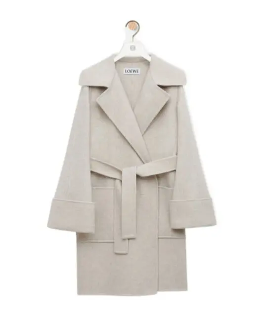 Loewe Belted Cashmere Coat
