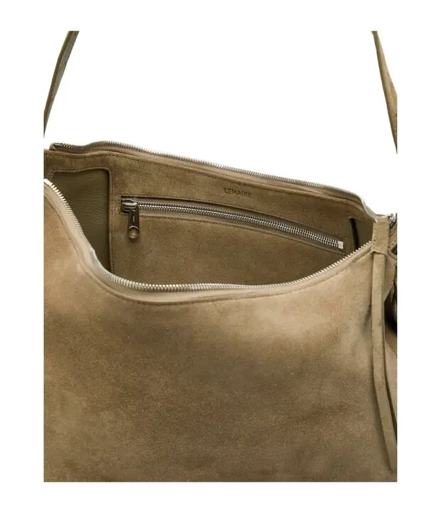 LEMAIRE Suede Hobo Bag