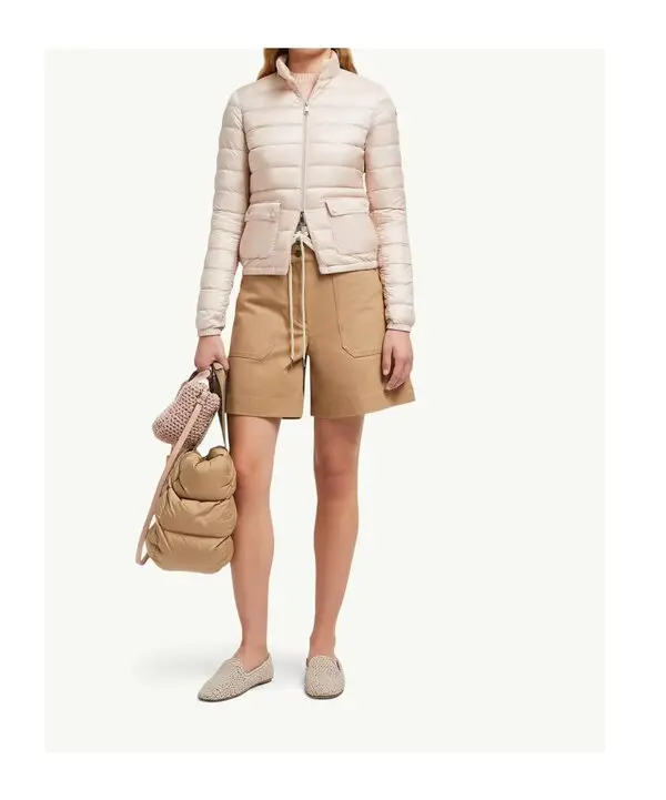 Moncler Lans Short Down Jacket - Light Pink