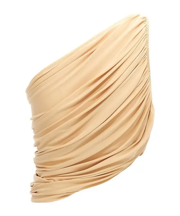 Norma Kamali Draped One-shoulder Top