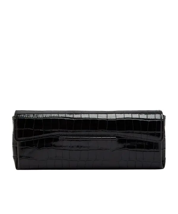 TOTEME Crocodile Embossed Leather Handbag