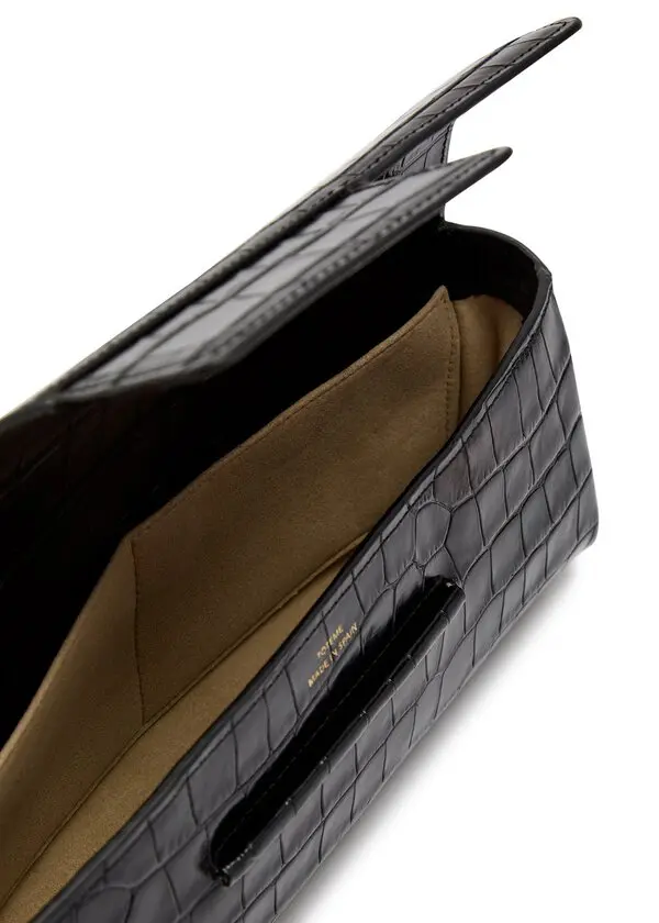 TOTEME Crocodile Embossed Leather Handbag