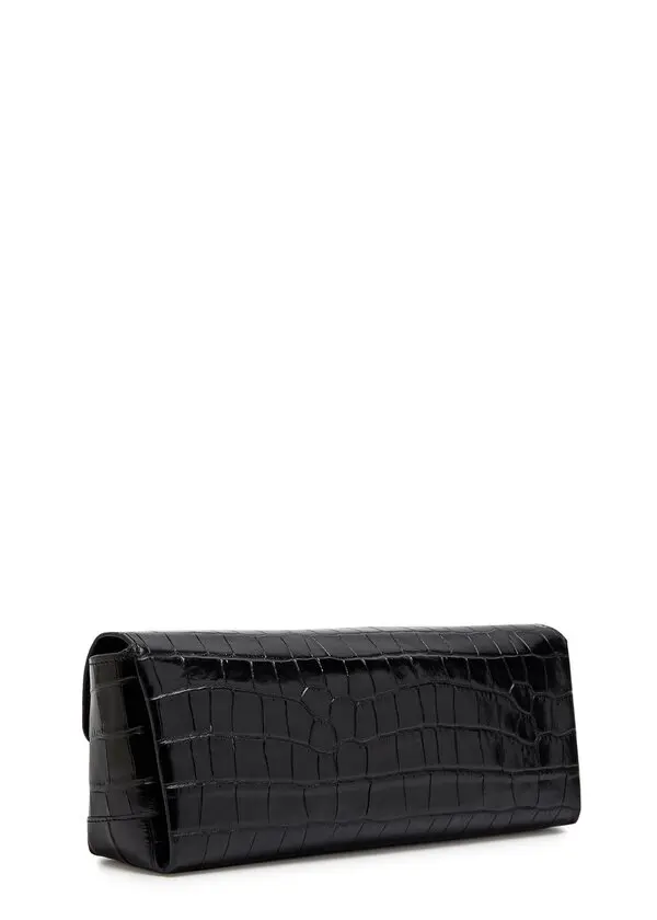 TOTEME Crocodile Embossed Leather Handbag