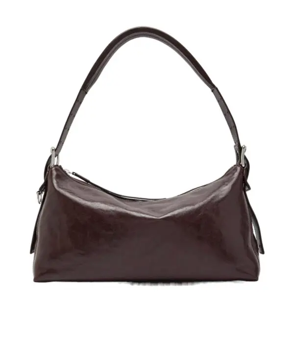 LEMAIRE Leather Shoulder Bag - Black