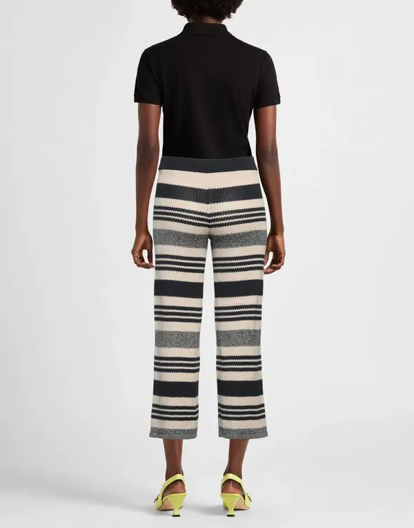 Rag & Bone Striped Knit Wide-leg Trousers