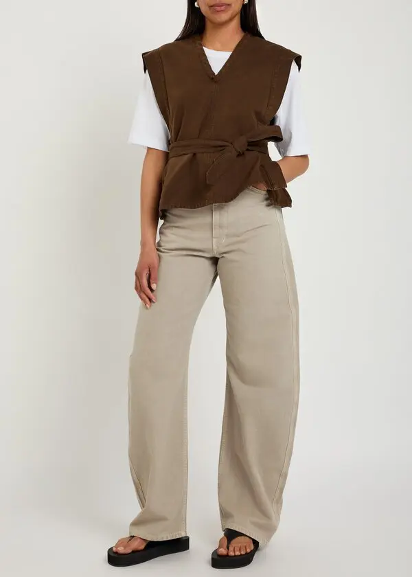 LEMAIRE High-waisted Barrel Leg Jeans