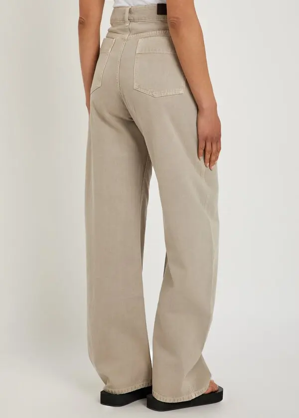 LEMAIRE High-waisted Barrel Leg Jeans