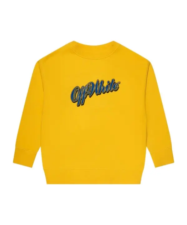 Off-White Baseball Logo Cotton Sweatshirt