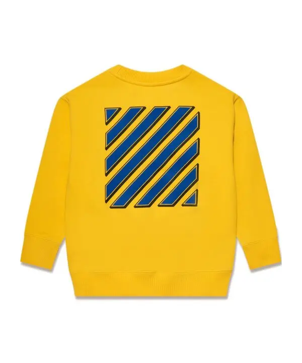 Off-White Baseball Logo Cotton Sweatshirt
