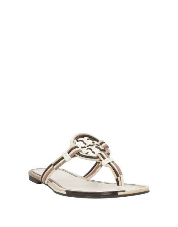 Tory Burch Multicolor Leather Thong Sandals