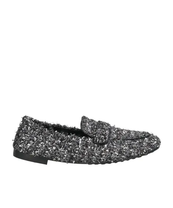 Tory Burch Metallic Round Toe Loafers