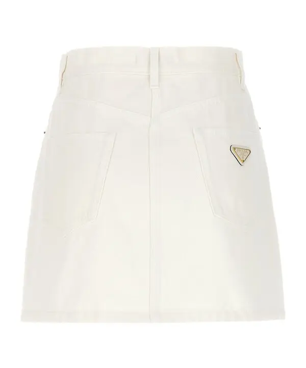 Prada Triangle-logo Mini Skirt