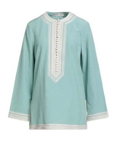Tory Burch Embroidered Long Sleeve Cover-up - Blue