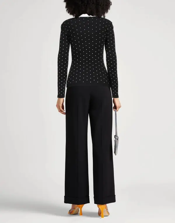 Marni Two-tone Knitted Turtleneck Sweater