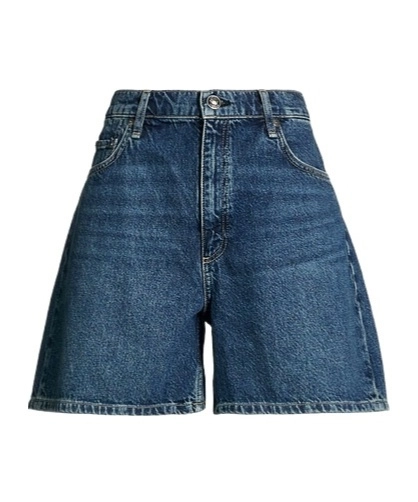 Rag & Bone Dark Denim Shorts - Blue