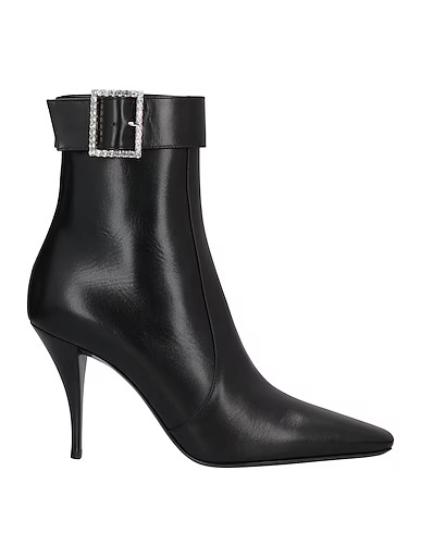 Saint Laurent Leather Pointed-toe Ankle Boots