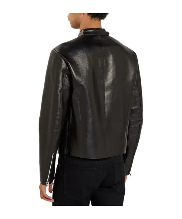 TOM FORD Stand-up Collar Leather Jacket