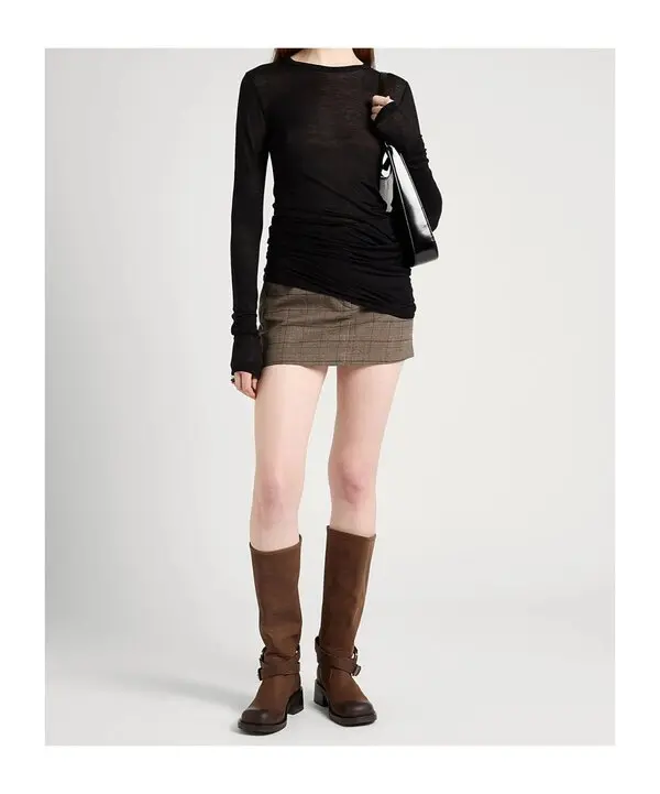 MAXCO. Max&co. Long Sleeve T-shirt With Asymmetrical Hem
