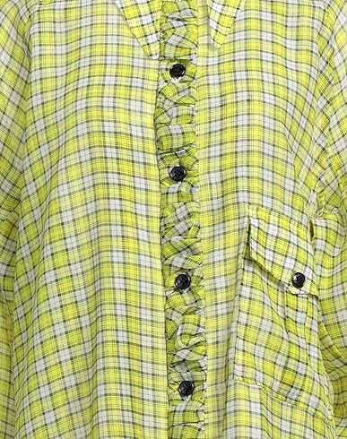 GANNI Checked Tartan Pattern Shirt