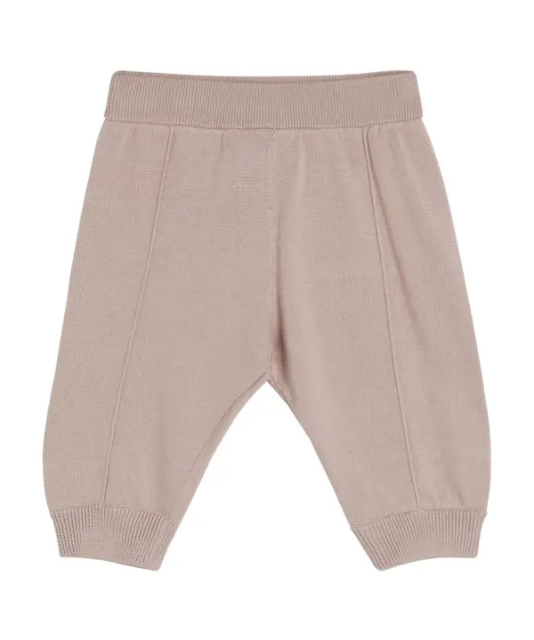 Brunello Cucinelli Elasticated Waist Cotton Track Pants - Nude