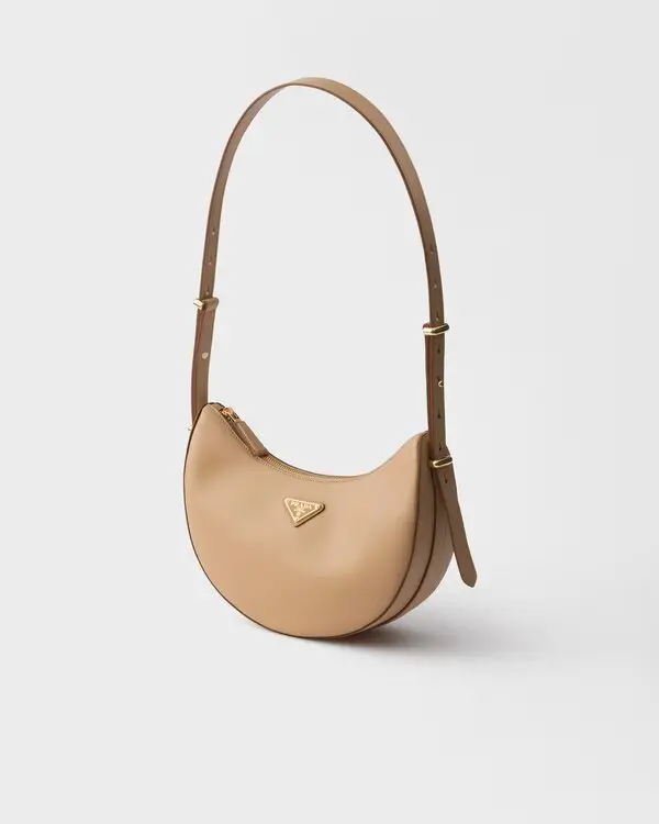 Prada Arqué Small Leather Shoulder Bag