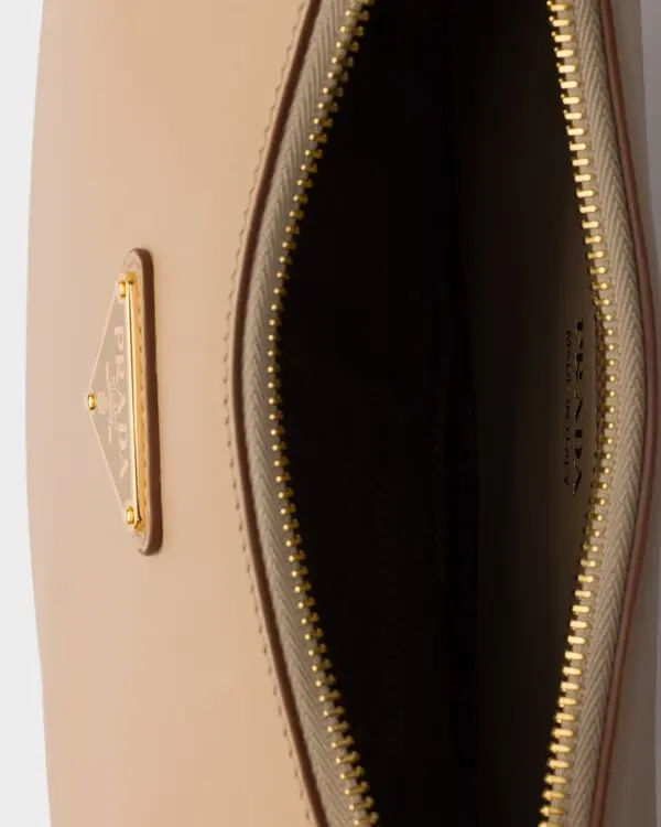 Prada Arqué Small Leather Shoulder Bag