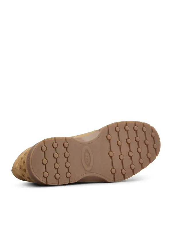 TOD'S Suede Elastic-lace Desert Boots