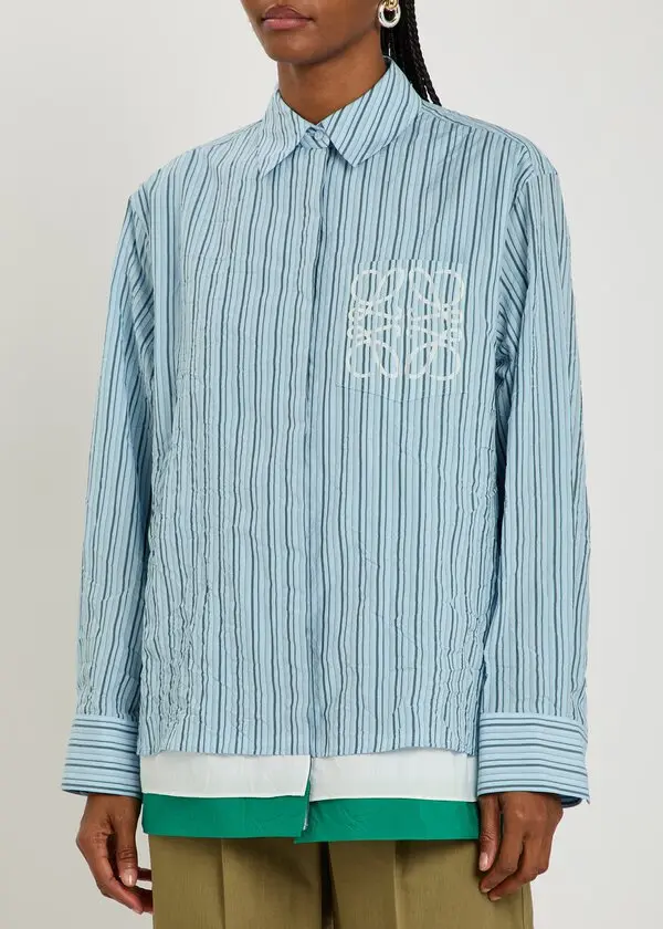 Loewe Color-block Striped Shirt