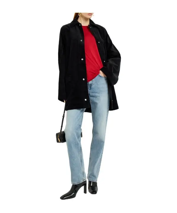 TOTEME Corduroy Jacket With Drop Shoulders - Black
