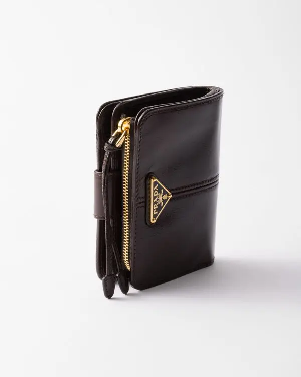 Prada Triangle-logo Leather Wallet
