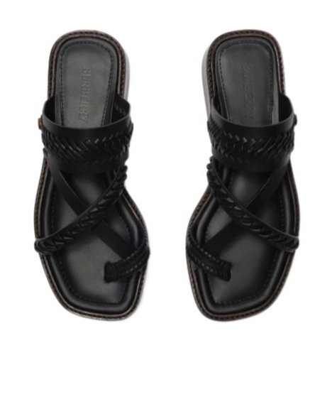Burberry Leather Baez Sandals