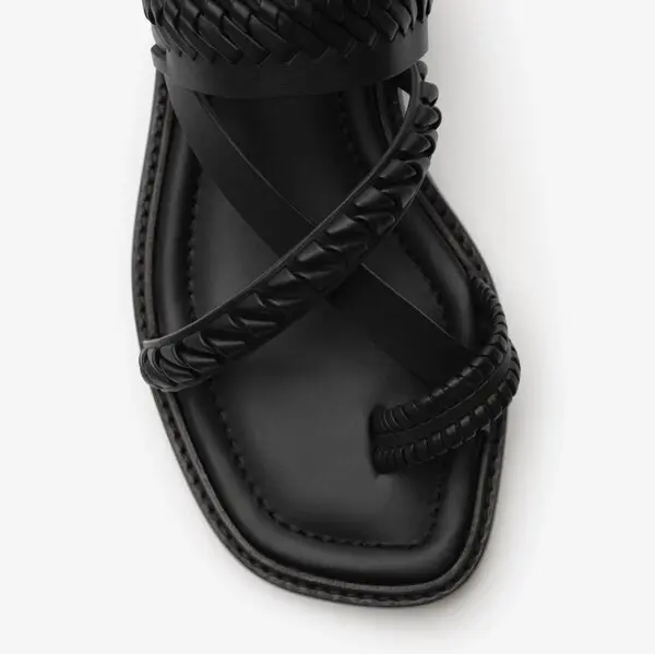 Burberry Leather Baez Sandals