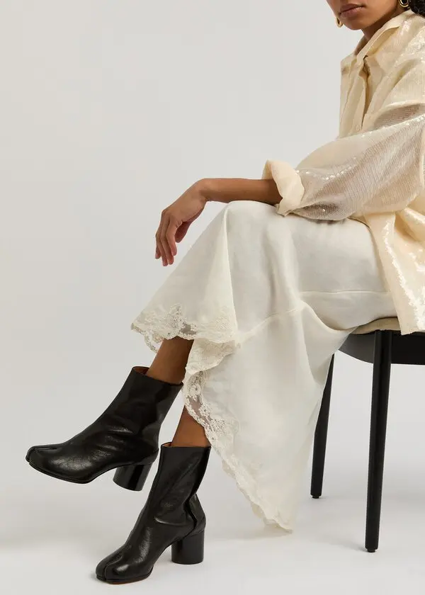 MAISON MARGIELA Square-toe Ankle Boots