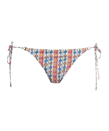 Tory Burch Geometric Print Bikini Bottoms - Gray